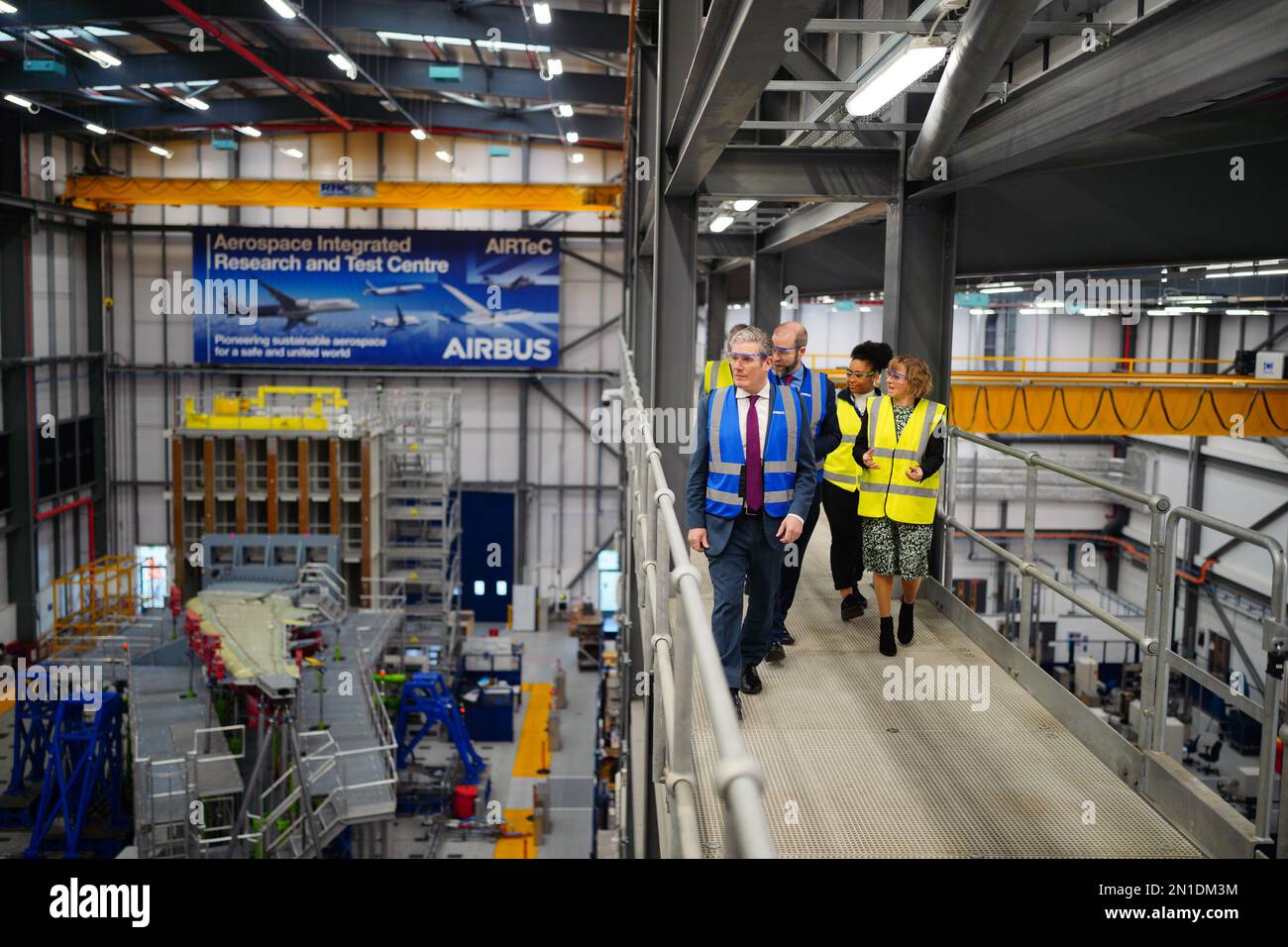 Labour leader Sir Keir Starmer (left) and Labour Party shadow business secretary Jonathan ...