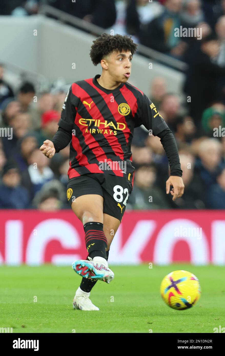 Manchester City's Rico Lewis during the English Premier League soccer ...