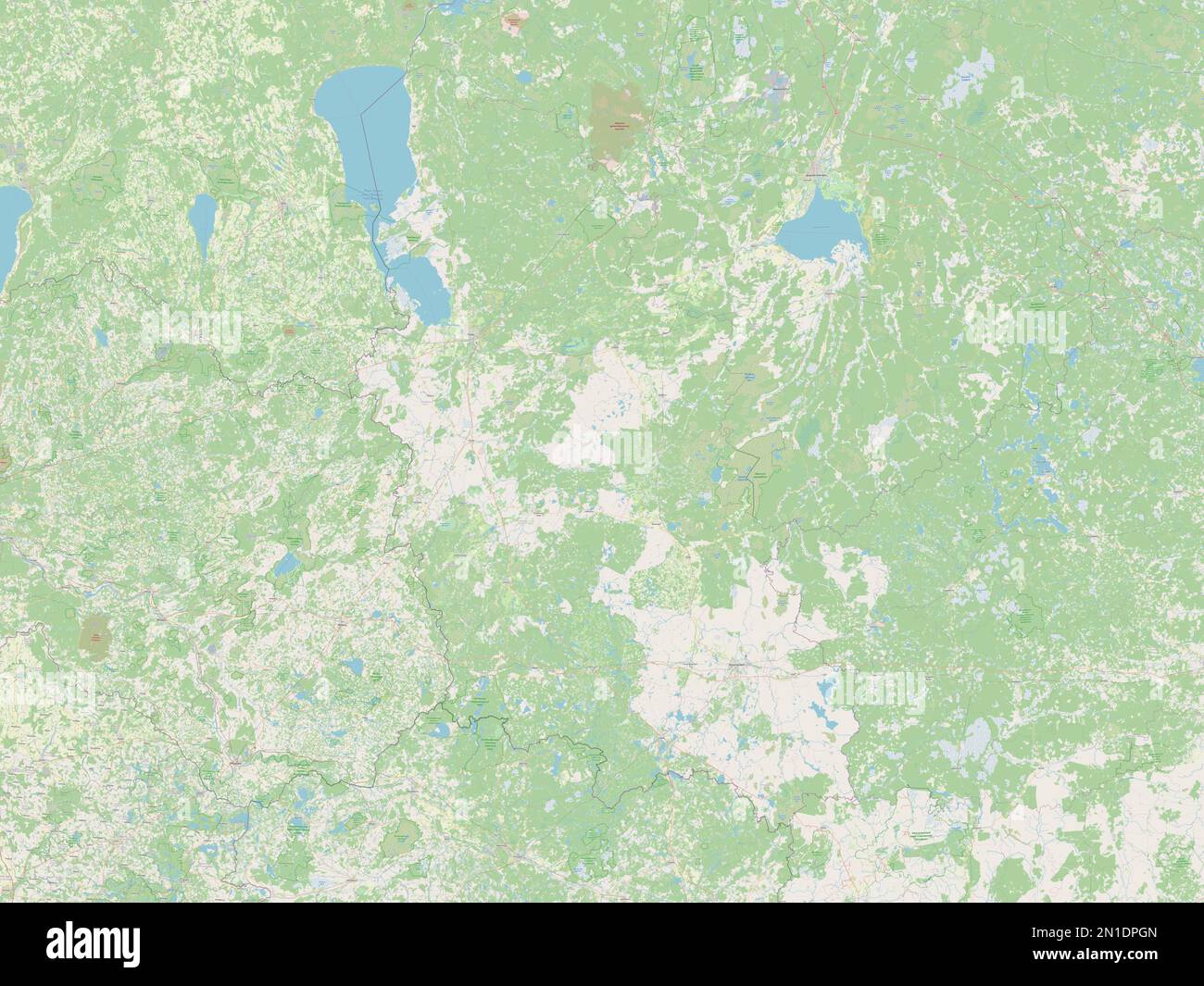Pskov, region of Russia. Open Street Map Stock Photo - Alamy