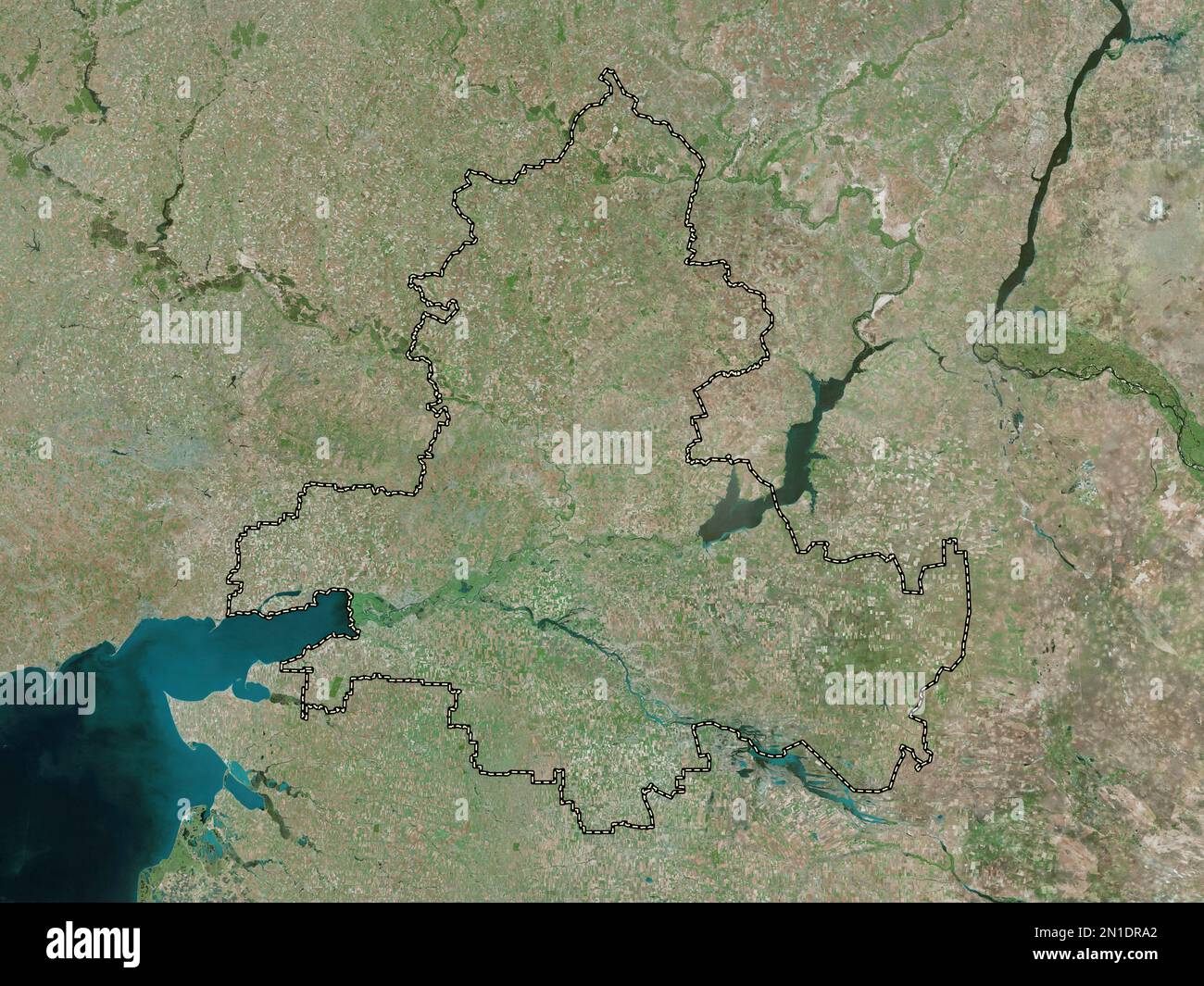 Rostov, region of Russia. High resolution satellite map Stock Photo - Alamy
