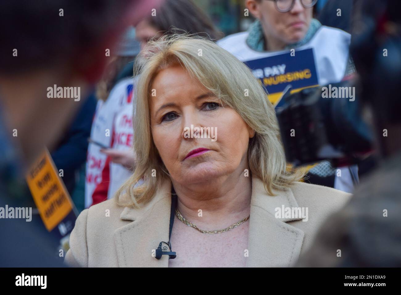 London, England, UK. 6th Feb, 2023. PAT CULLEN, General Secretary and ...