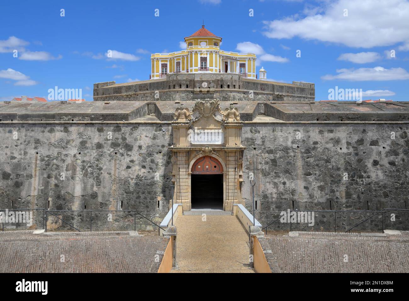 The 18th century Fort Conde de Lippe (Our Lady of Grace Fort) Gate ...