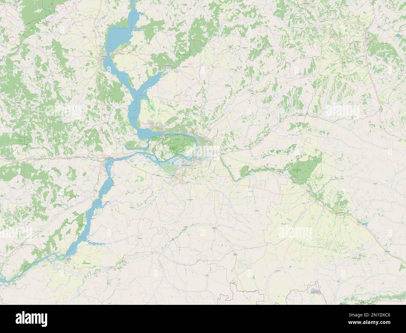 Samara, region of Russia. Open Street Map Stock Photo - Alamy