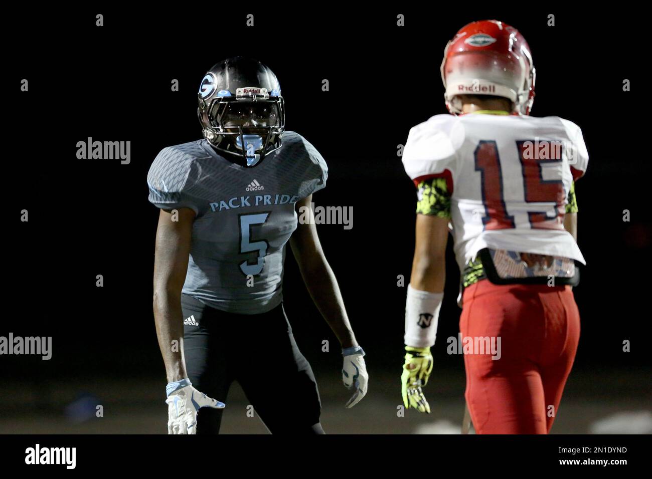 Grand Street Campus Wolves Tyler Ross #5 is seen against the Kennedy ...