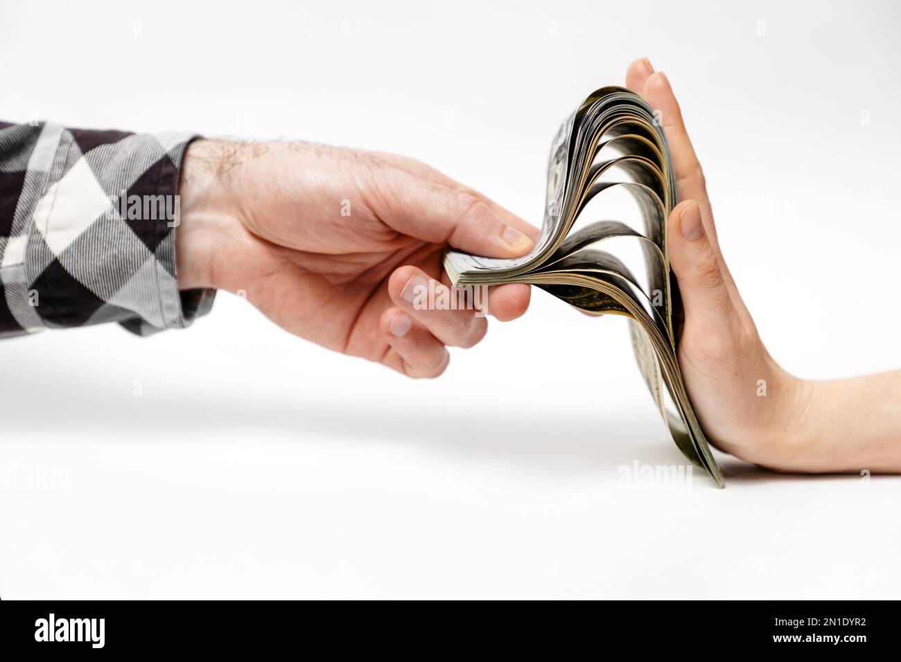 Refused to give money hi-res stock photography and images - Alamy