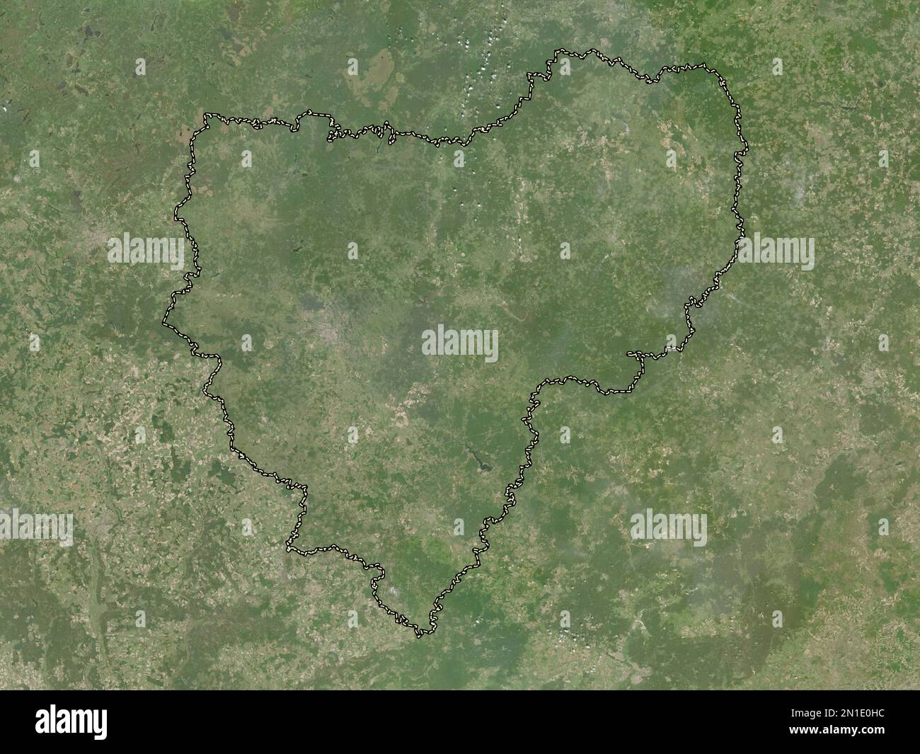 Smolensk, region of Russia. Low resolution satellite map Stock Photo ...