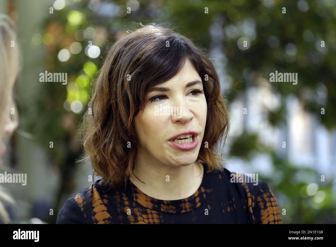 Portlandia star Carrie Brownstein is shown during the filming of the ...