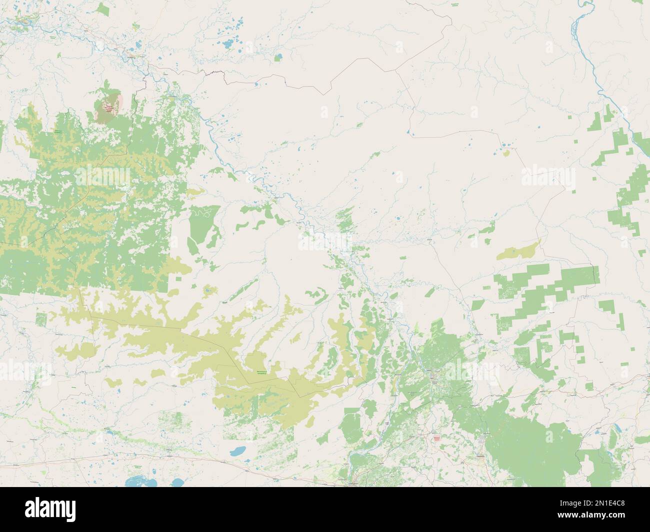 Tomsk, region of Russia. Open Street Map Stock Photo - Alamy