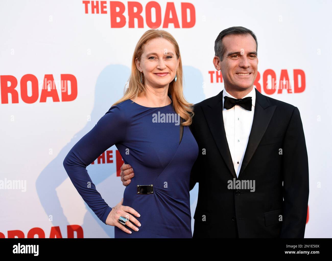 Los Angeles Mayor Eric Garcetti and his wife Amy Wakeland arrive at The ...