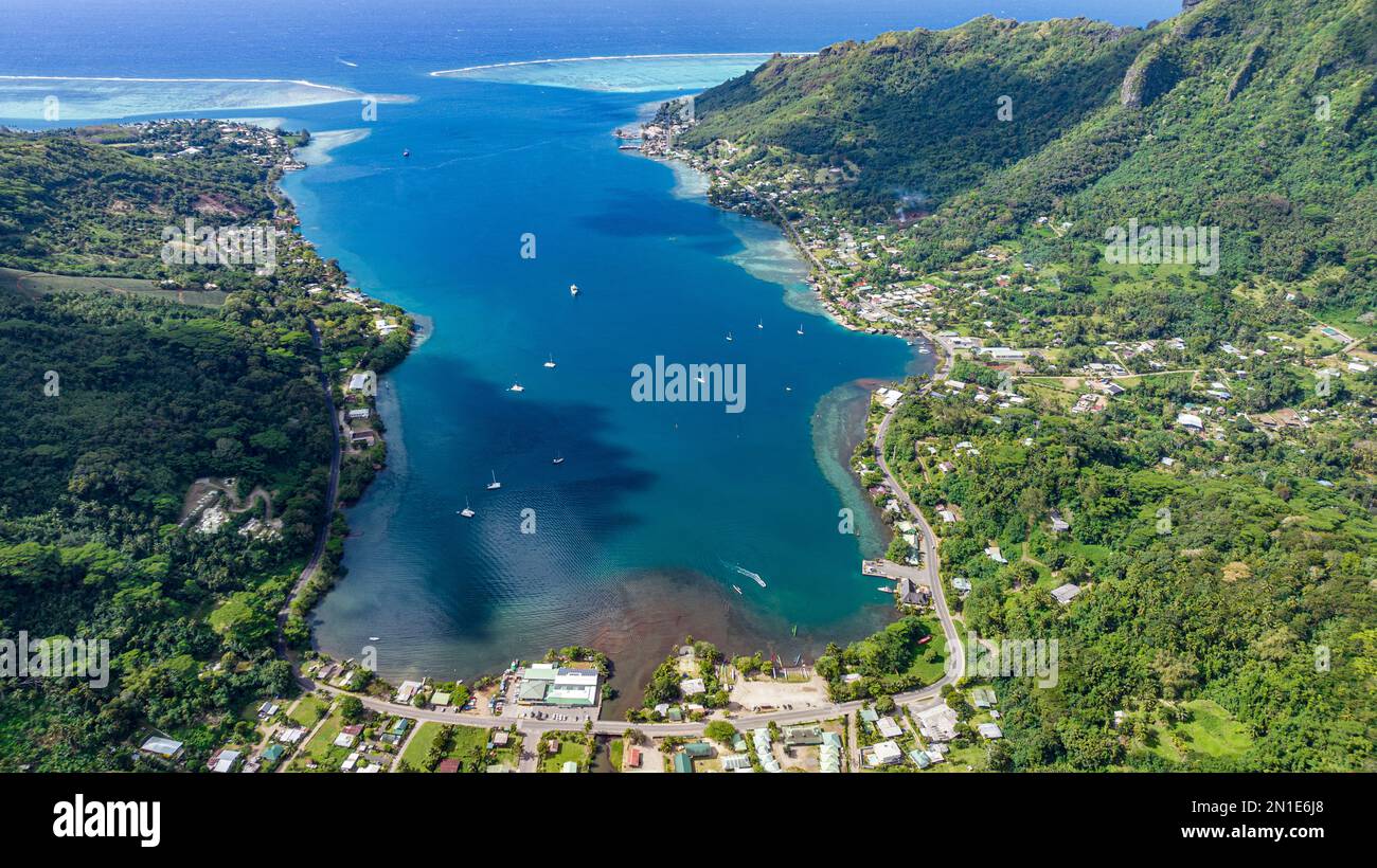 Moorea islands aerial hi-res stock photography and images - Alamy