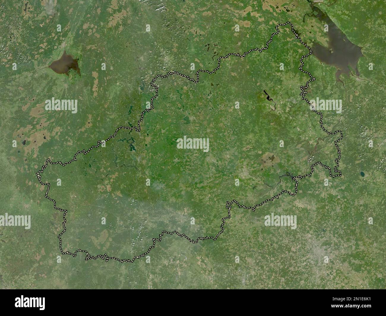 Tver', region of Russia. Low resolution satellite map Stock Photo - Alamy