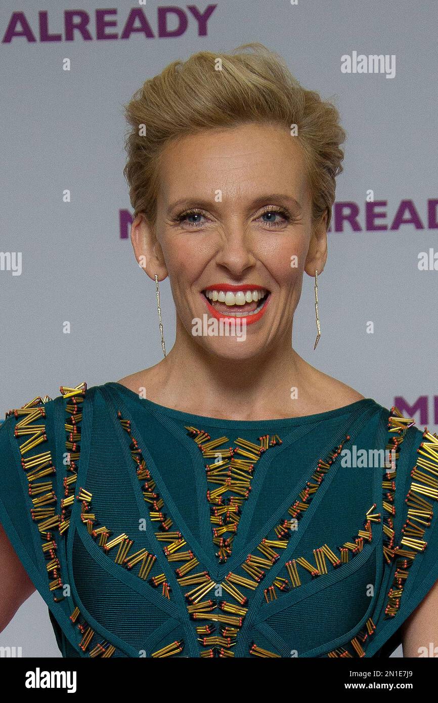 Toni Collette poses for photographers as she arrives for the European ...