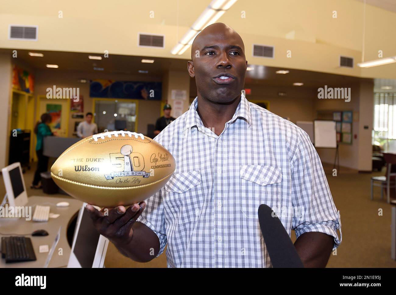 IMAGE DISTRIBUTED FOR NATIONAL FOOTBALL LEAGUE - In this photo released ...