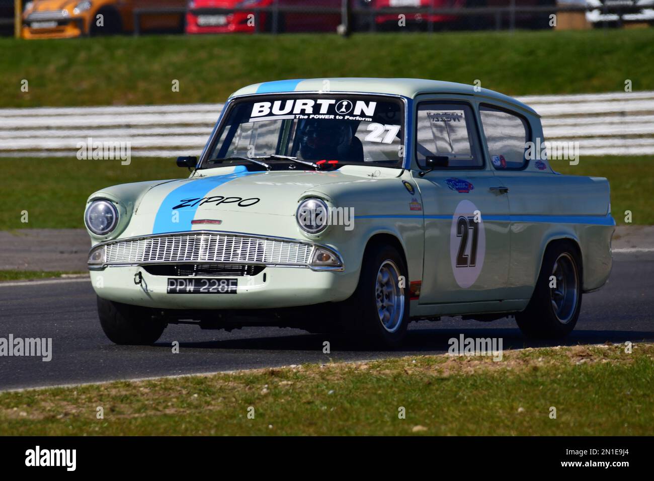 Ford anglia historic race car hi-res stock photography and images - Alamy