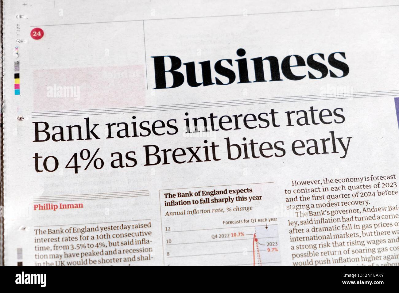 Financial section newspaper hi-res stock photography and images - Alamy