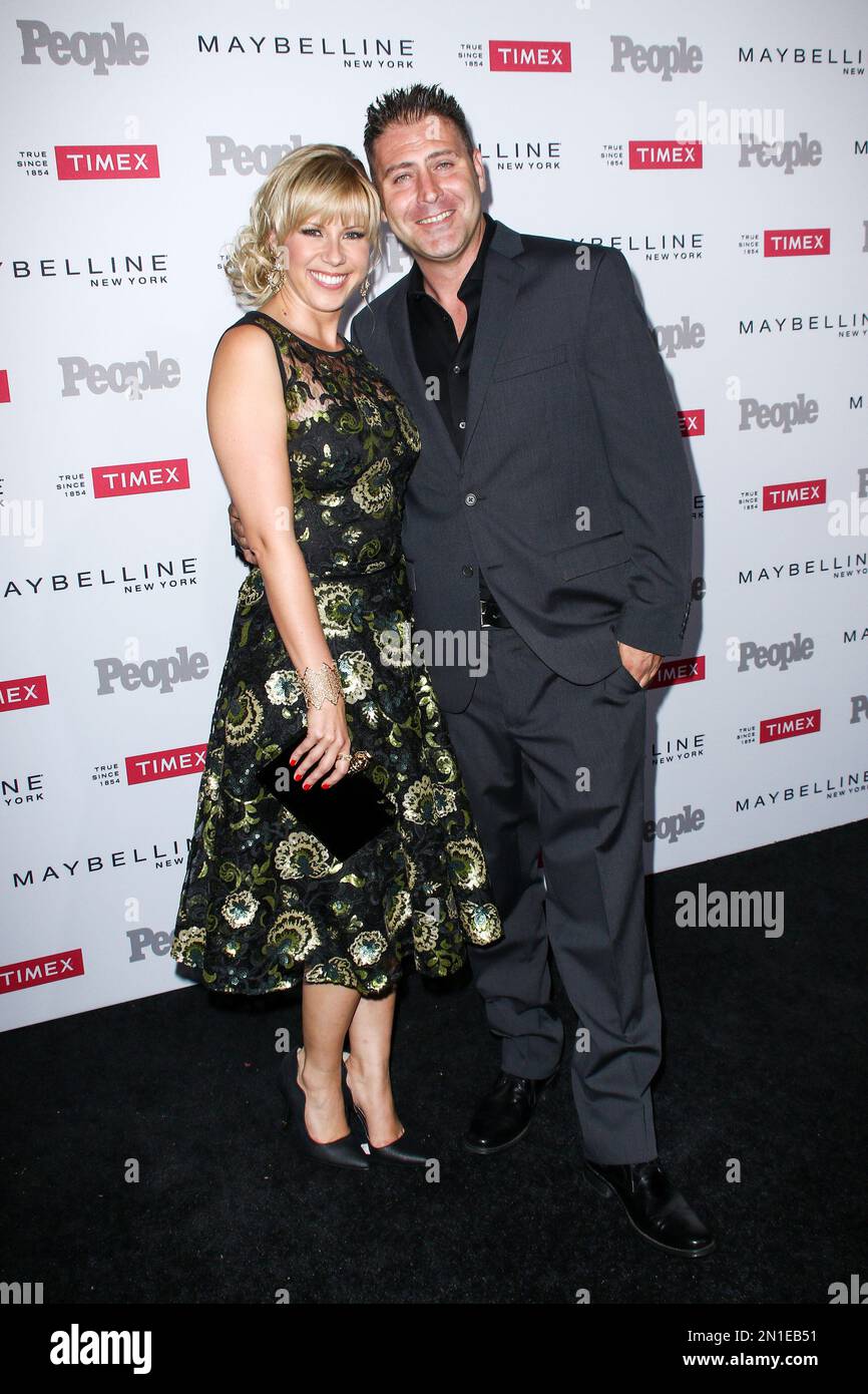 Jodie Sweetin, left, and Justin Hodak attend the Third Annual People ...