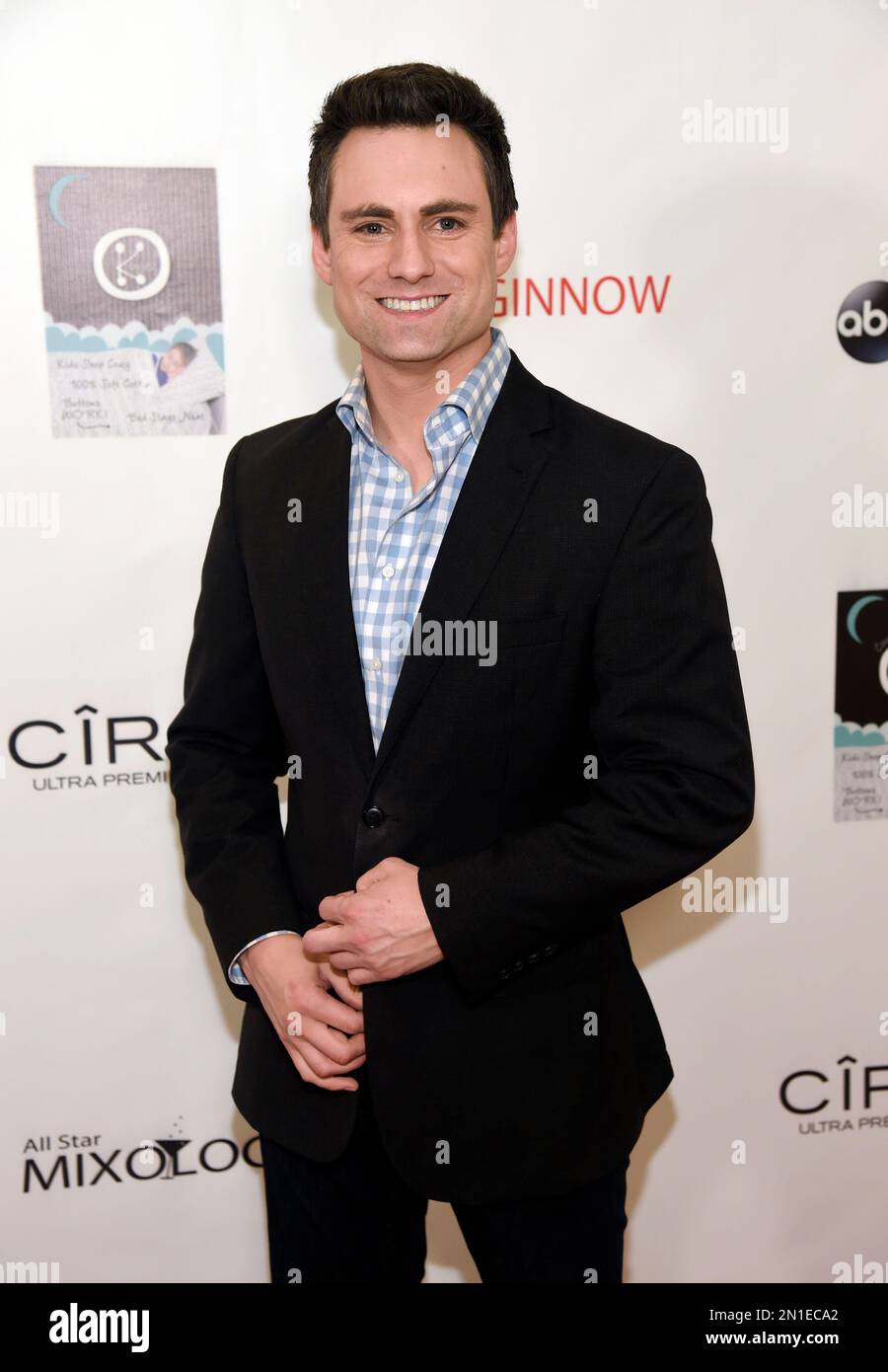 Host Jonathan Novach poses at the Third Annual All Star Mixology ...