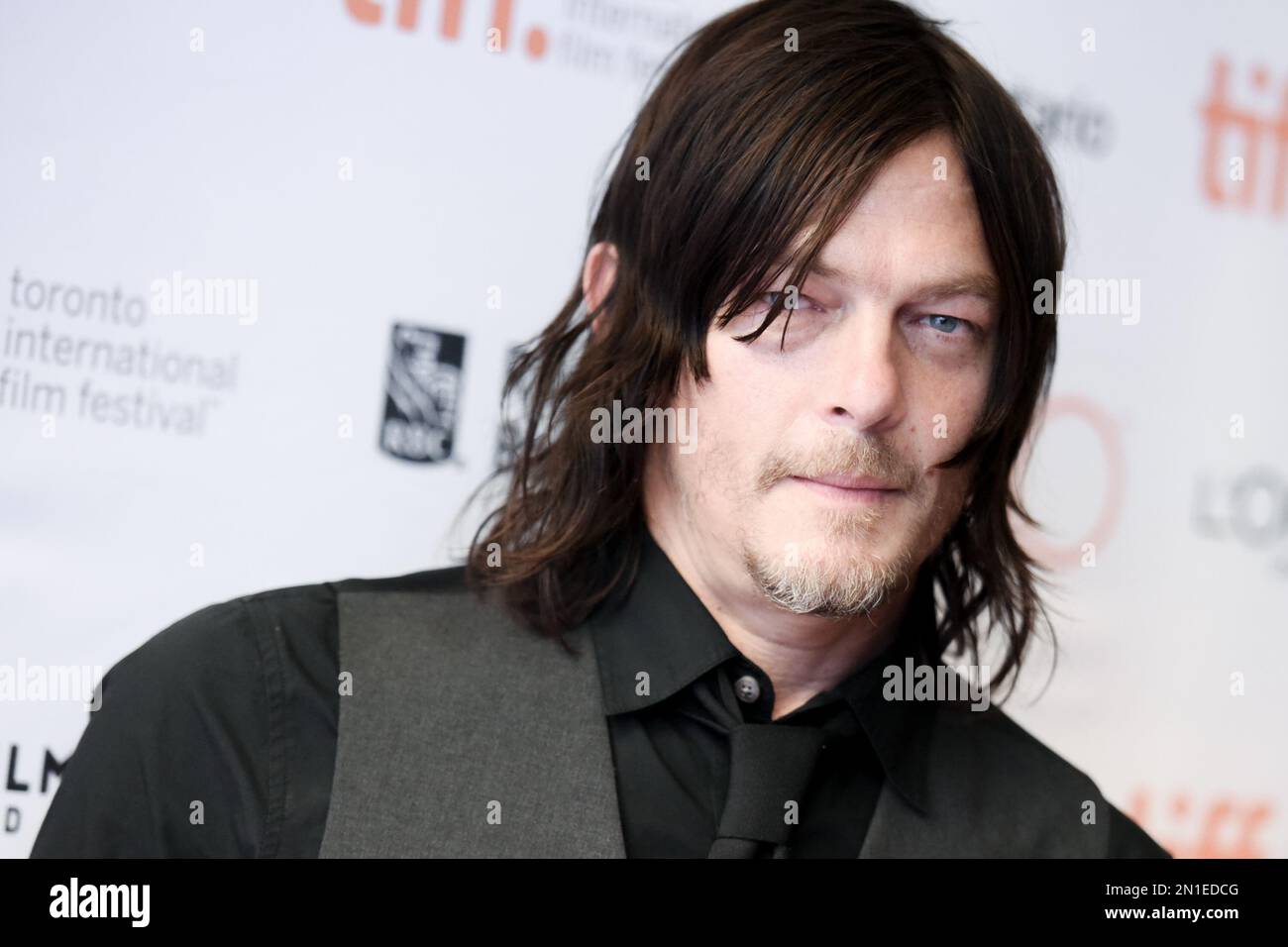 Actor Norman Reedus attends a photo call for "Sky" on day 7 of the ...