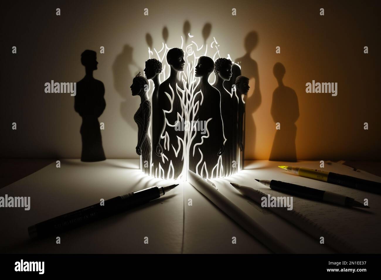 Discrimination. Fight Racism black lives matter for protest, rally, or ...