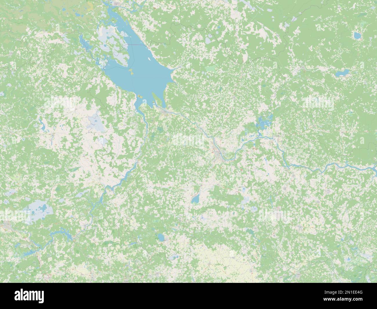 Yaroslavl', region of Russia. Open Street Map Stock Photo - Alamy