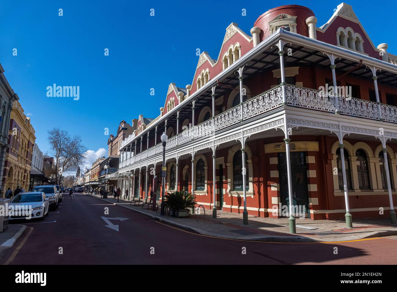 Old town center of Fremantle, Western Australia, Australia, Pacific ...