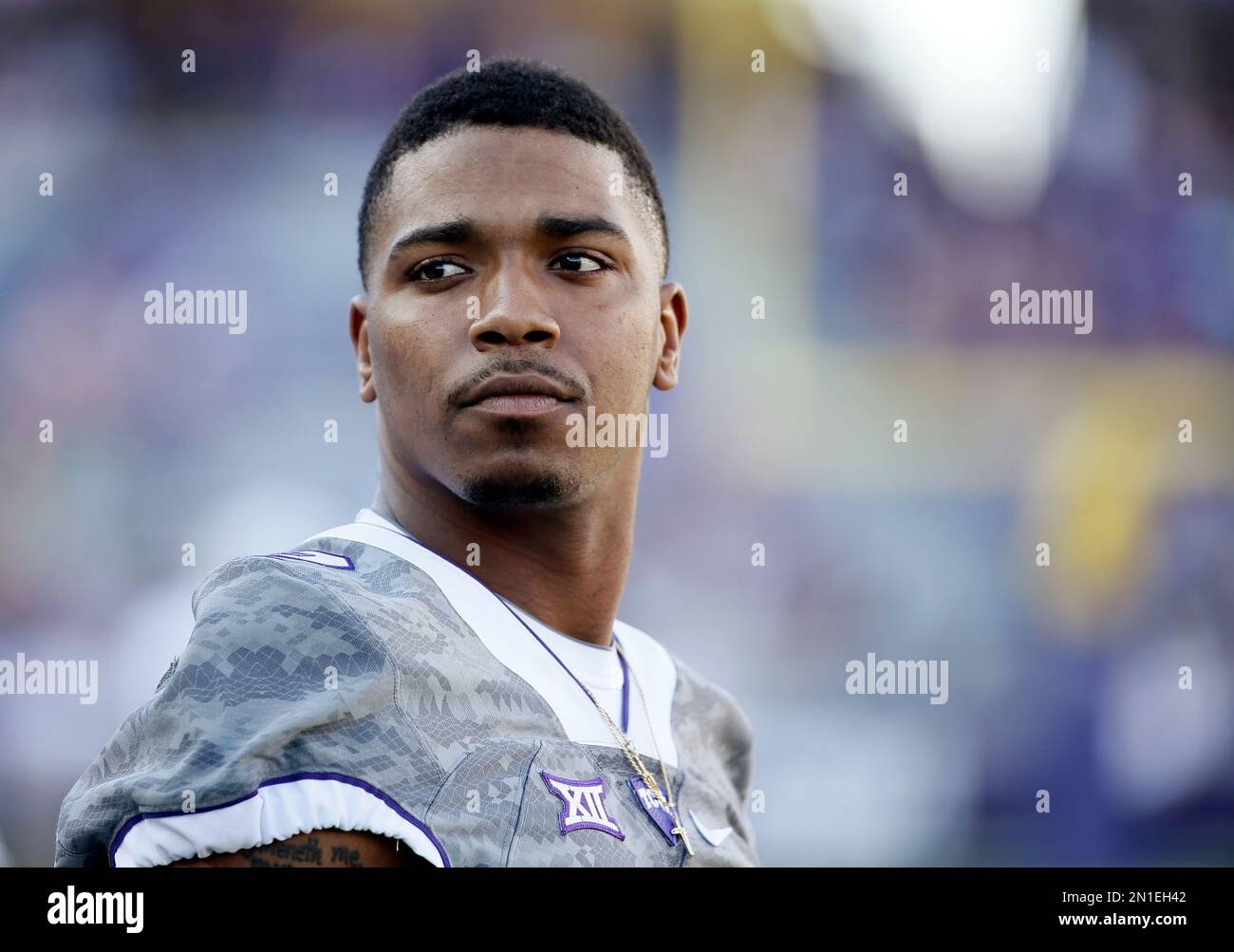 TCU quarterback Trevone Boykin watches play against Stephen F. Austin ...