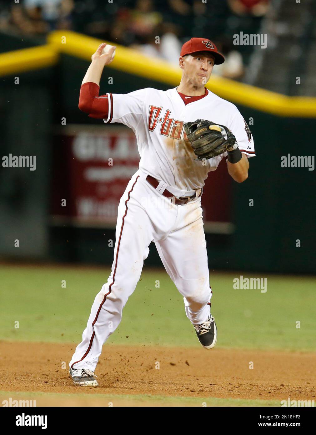 Arizona Diamondbacks shortstop Nick Ahmed (13) in the ninth inning ...