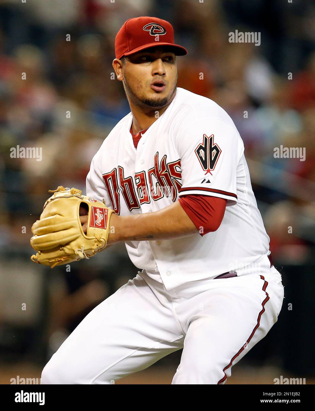 Arizona Diamondbacks relief pitcher Jhoulys Chacin (47) in the first ...