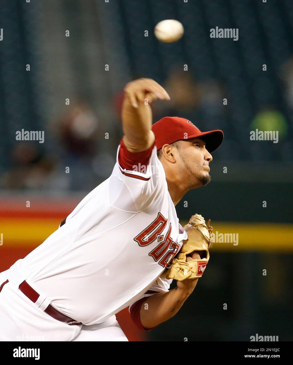 Arizona Diamondbacks relief pitcher Jhoulys Chacin (47) in the first ...