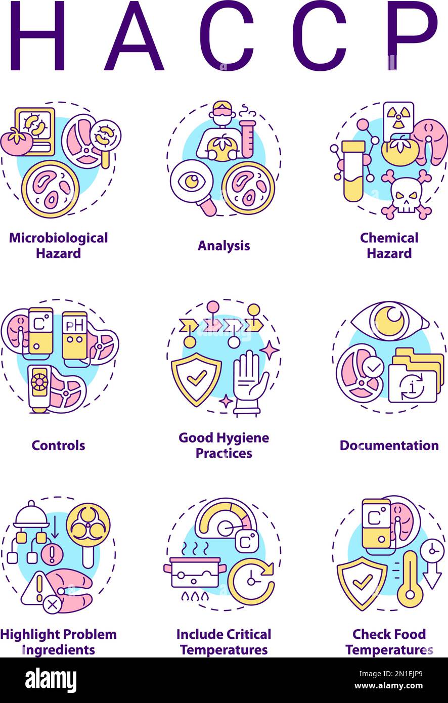 HACC concept icons set Stock Vector Image & Art - Alamy