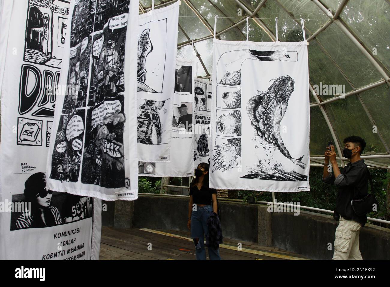Indonesia comic exhibition hi-res stock photography and images - Alamy