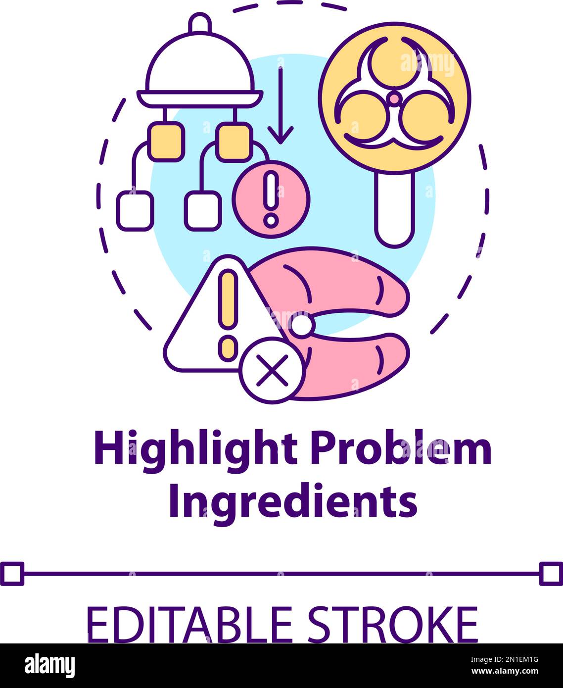 Highlight problem Stock Vector Images - Alamy