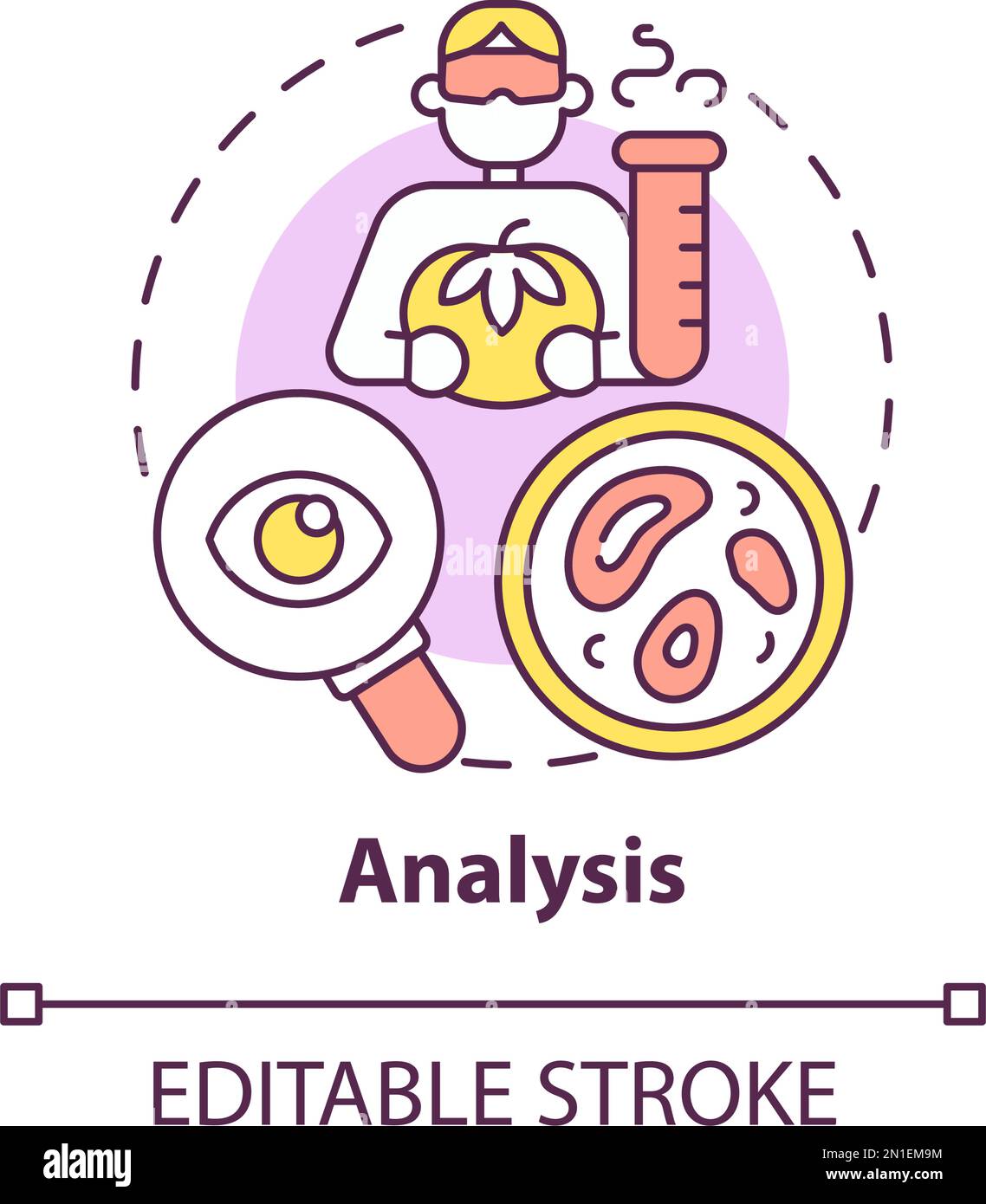 Analysis concept icon Stock Vector Image & Art - Alamy