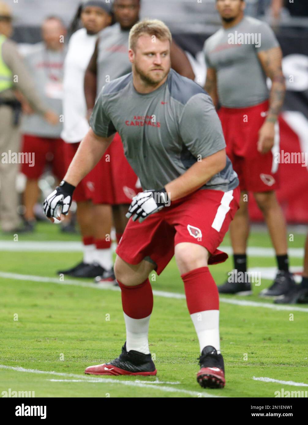 Arizona Cardinals center Lyle Sendlein (63) during an NFL football game ...
