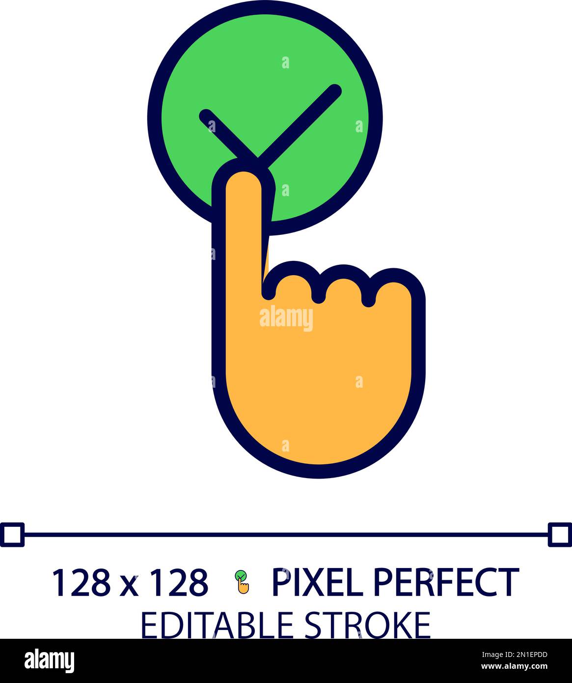 Check mark accept icon image Cut Out Stock Images & Pictures - Alamy