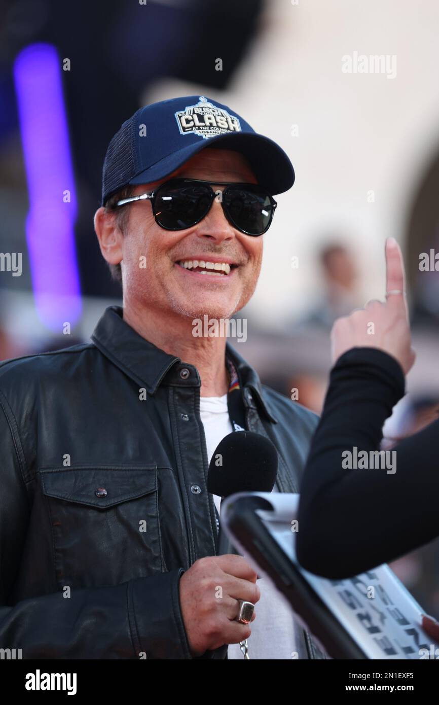 Los Angeles, Ca. 05th Feb, 2023. Rob Lowe at NASCAR Cup Series Busch ...