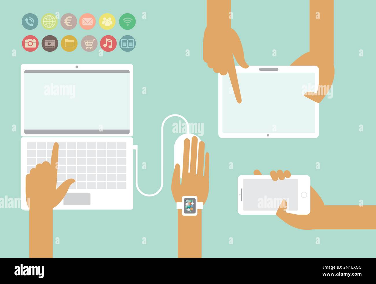 Infographic technology hi-res stock photography and images - Alamy