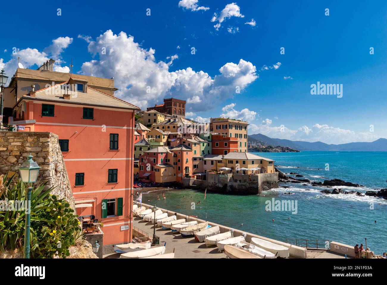 The typical boccadasse neighborhood hi-res stock photography and images ...