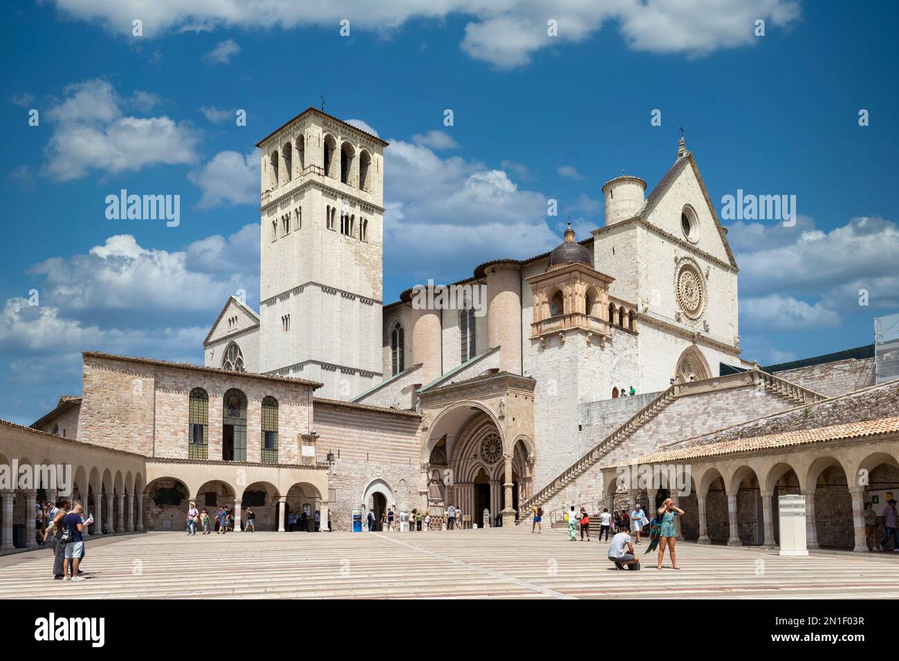 Basilica of San Francesco (St. Francis), UNESCO World Heritage Site ...