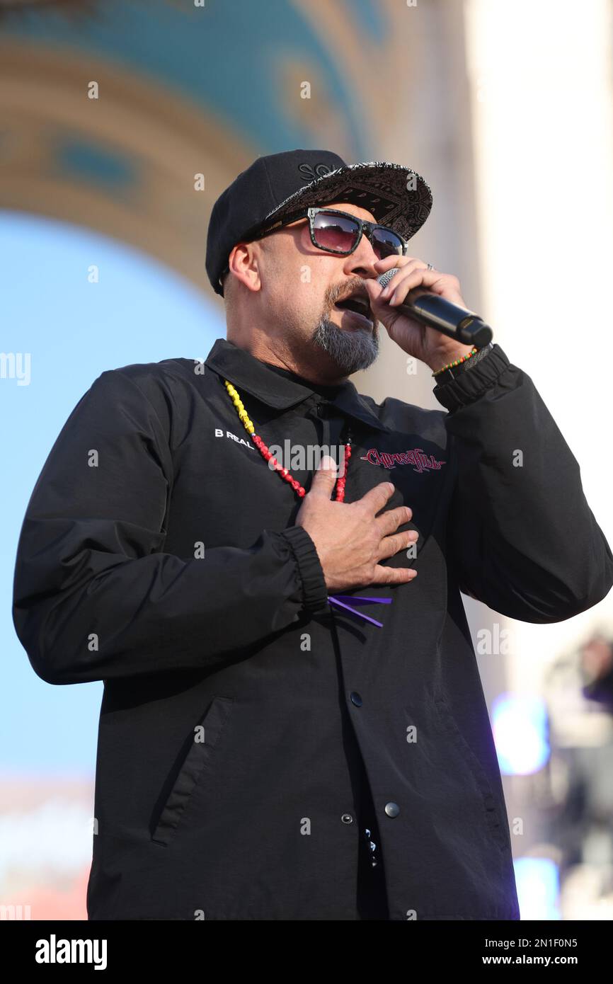 Los Angeles, Ca. 05th Feb, 2023. B Real of Cypress Hill at NASCAR Cup ...