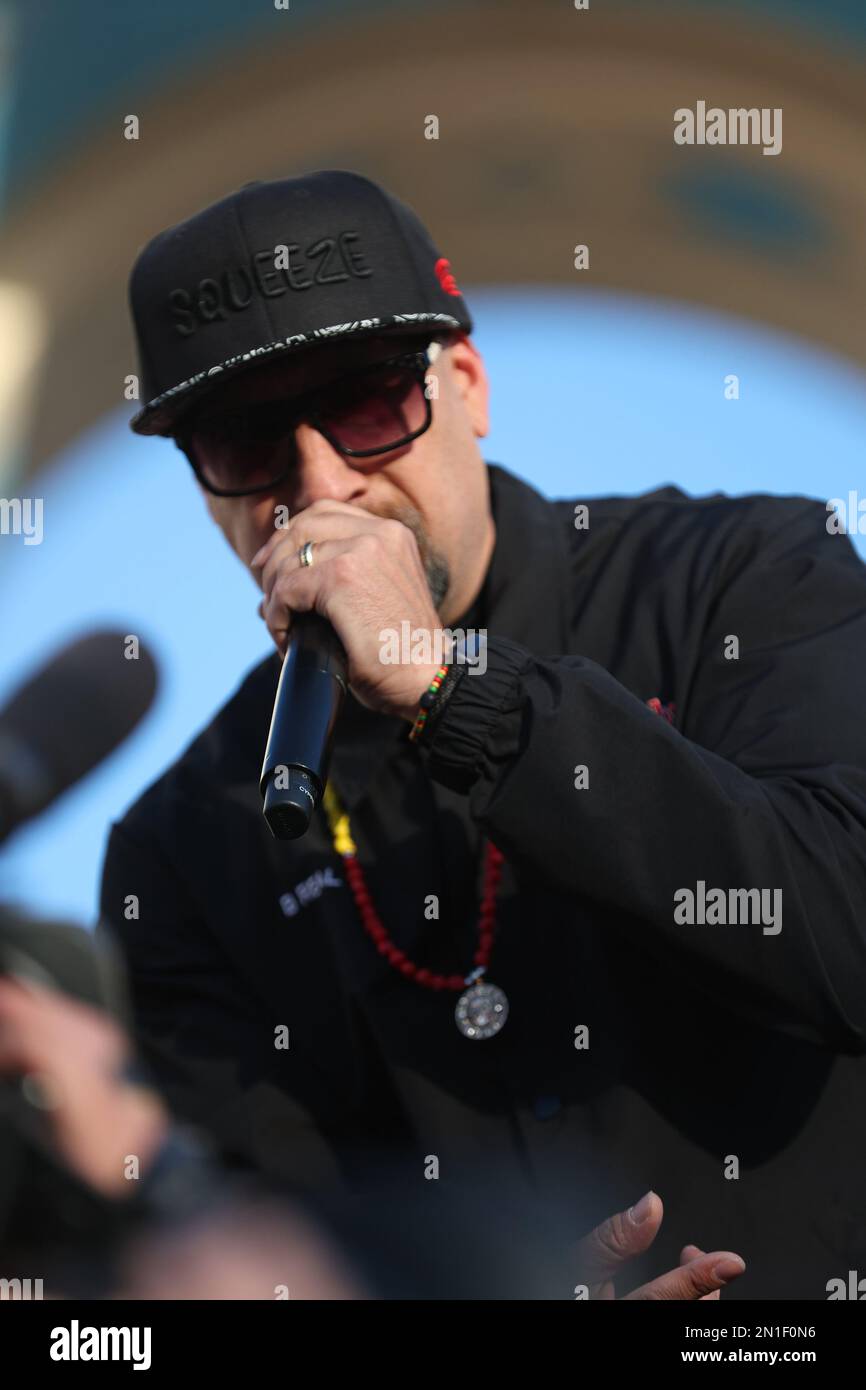 Los Angeles, Ca. 05th Feb, 2023. B Real of Cypress Hill at NASCAR Cup ...