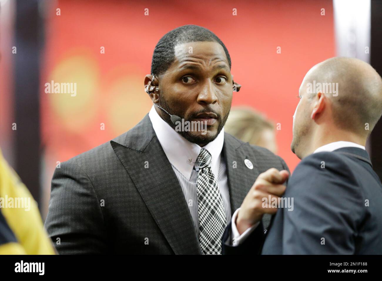 ESPN talent and Former Baltimore Ravens linebacker Ray Lewis speaks ...