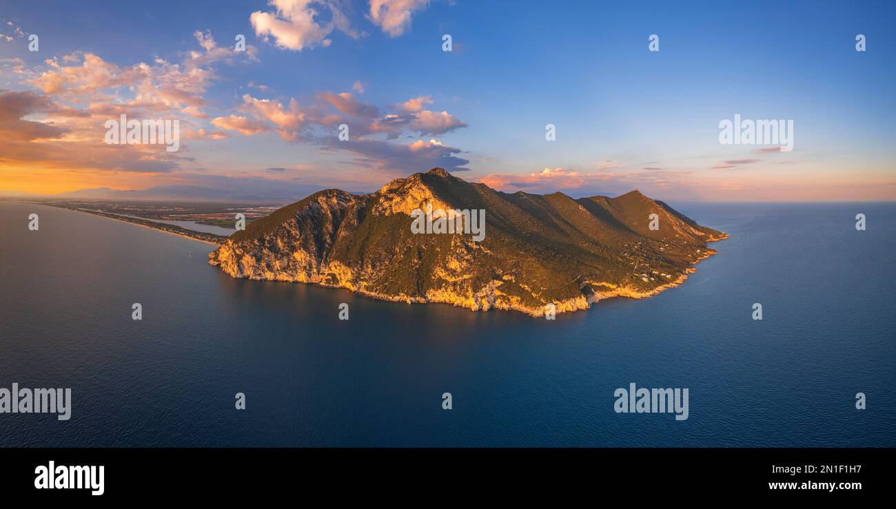 Aerial view national park circeo hi-res stock photography and images ...