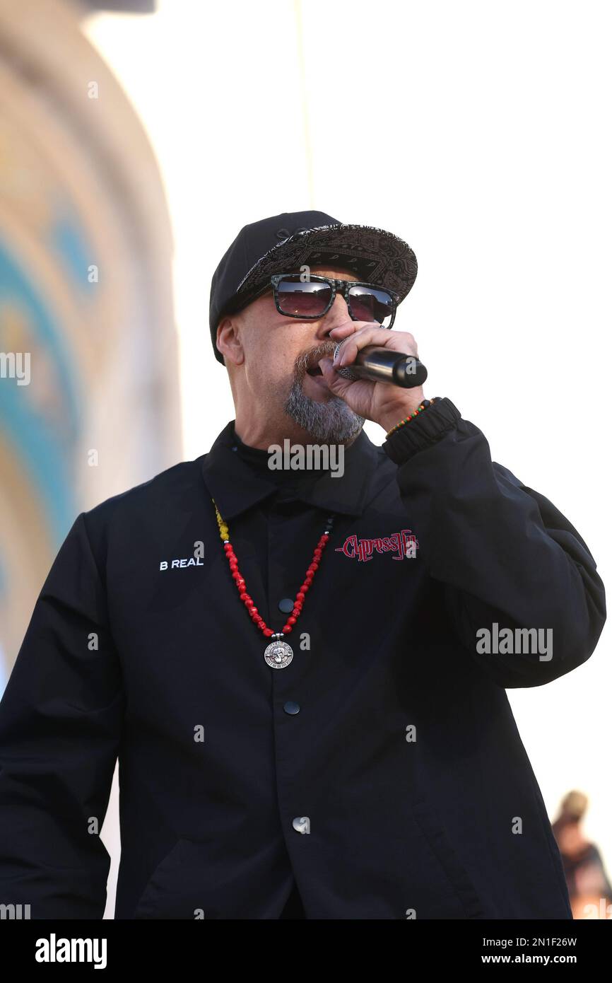 Los Angeles, Ca. 05th Feb, 2023. B Real of Cypress Hill at NASCAR Cup ...