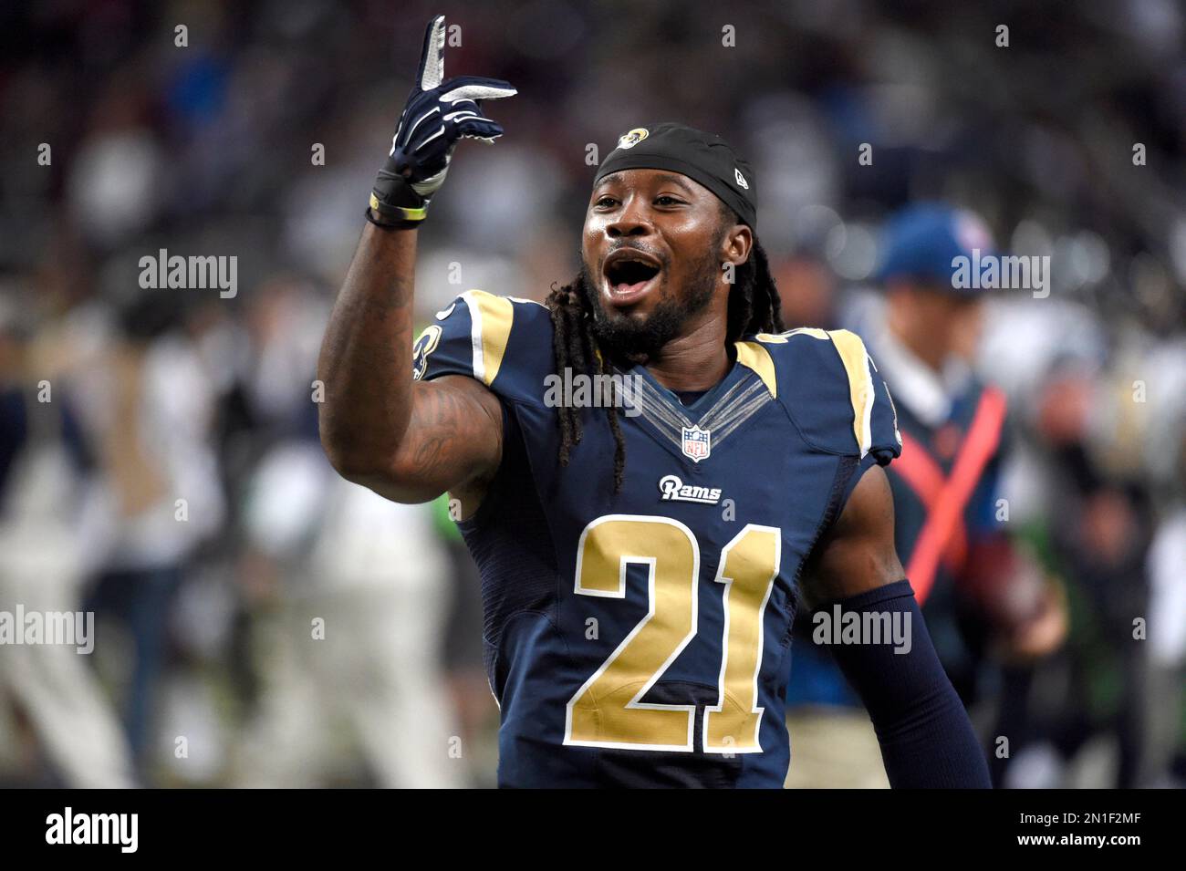St. Louis Rams' Janoris Jenkins celebrates following the Rams 34 ...