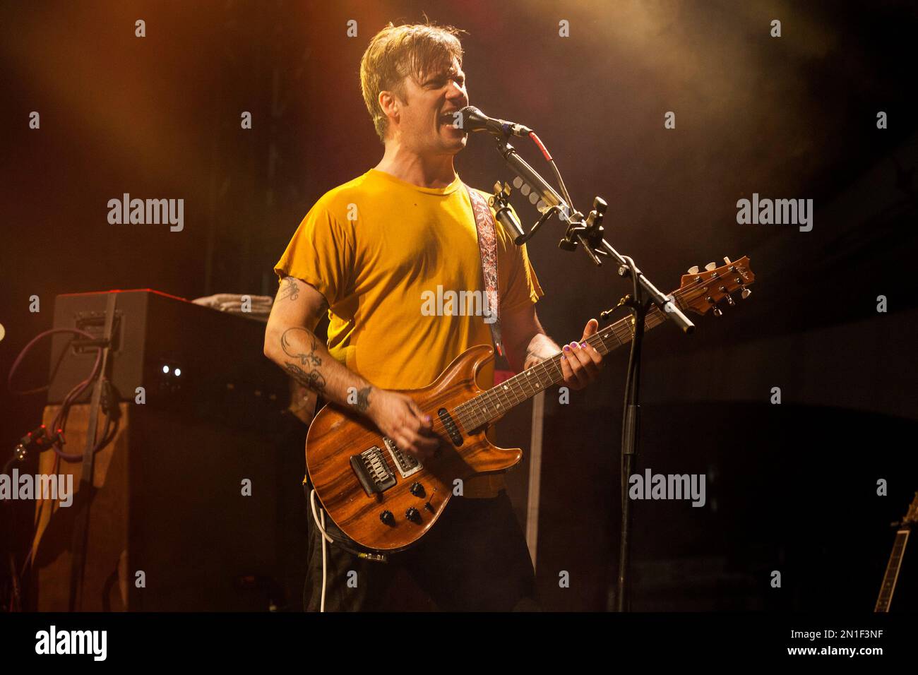 Isaac Brock of Modest Mouse seen at Riot Fest & Carnival in Douglas ...