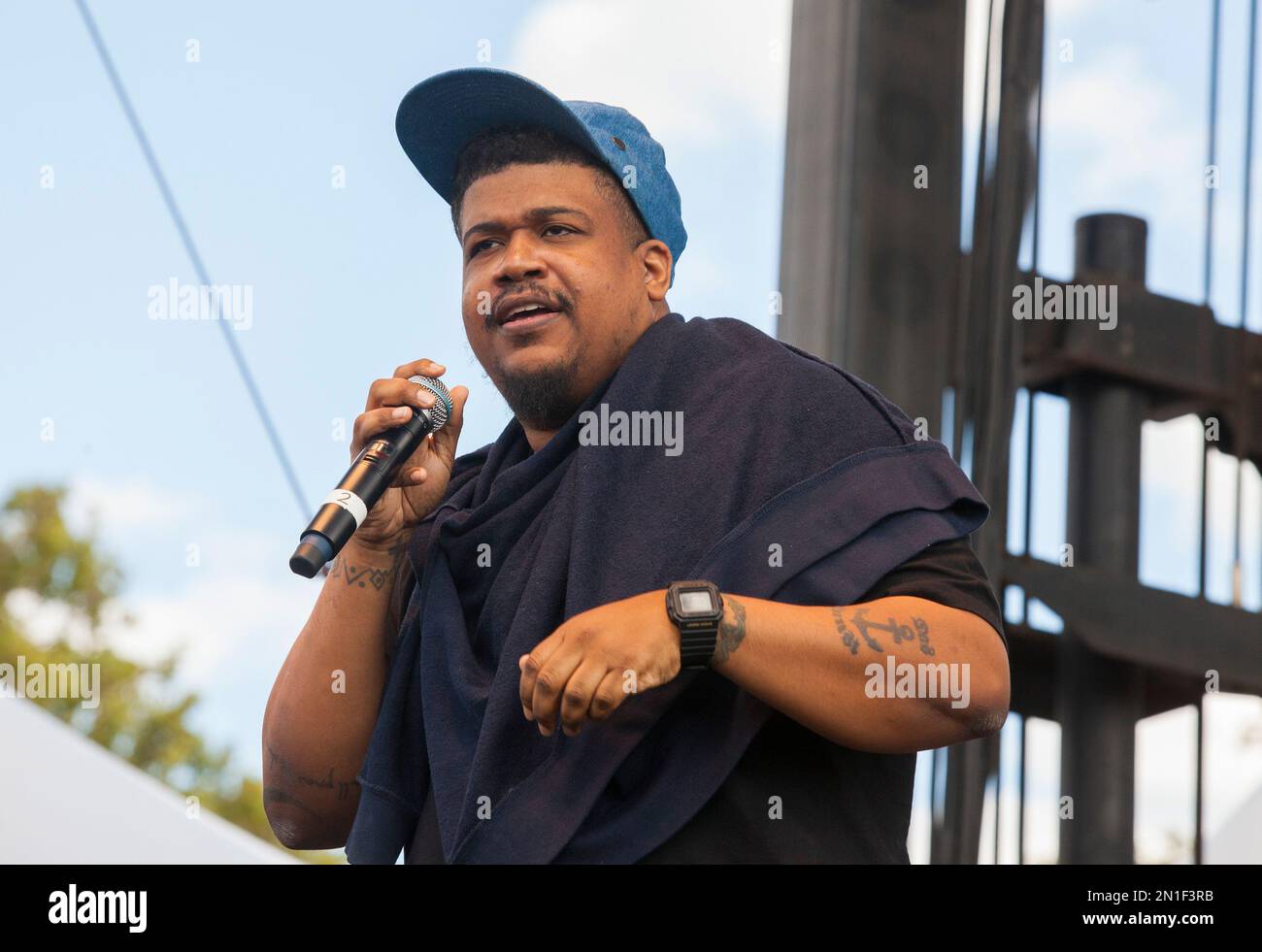 David Jude Jolicoeur “Dave” of De La Soul seen at Riot Fest & Carnival ...