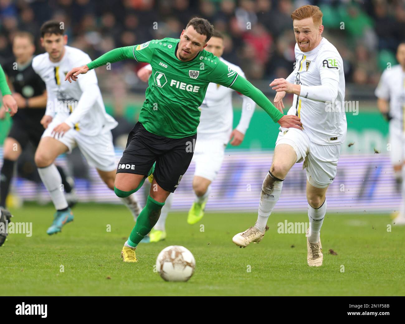 Muenster, Deutschland. 05th Feb, 2023. firo: 05.02.2023, football ...