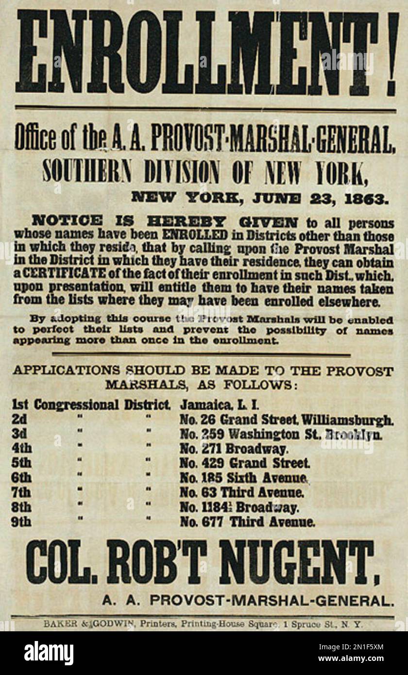 Civil war recruiting poster hi-res stock photography and images - Alamy