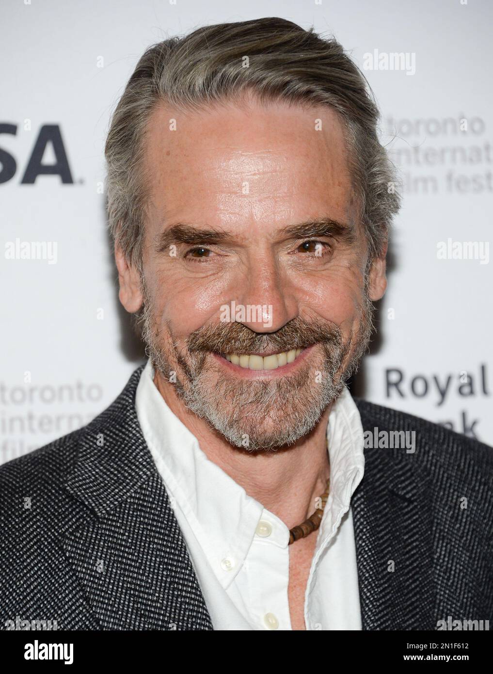 Actor Jeremy Irons attends the premiere for "High-Rise" on day 4 of the ...